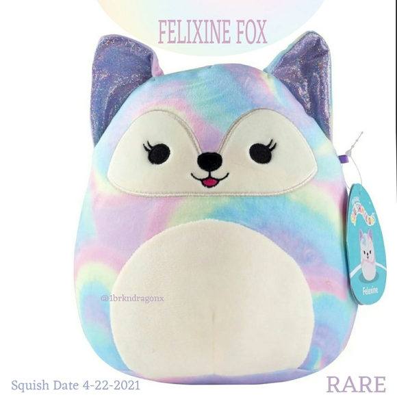 Squishmallows | Toys | Nwt Squishmallow Fox With Tail Felixine Fox ...